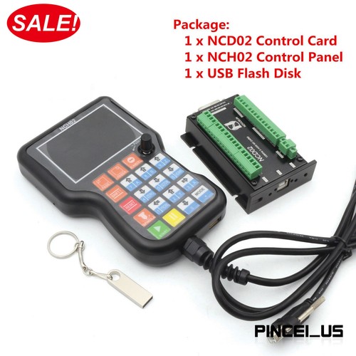 Mach3 USB CNC Controller 3 Axis CNC Controller NCH02 Offline Stand ...