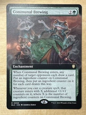 Communal Brewing (Extended Art) Bloomburrow BLM MTG | eBay