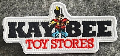 KAY BEE TOYS embroidered logo patch soldier toy 90s 80s retro hat badge ...