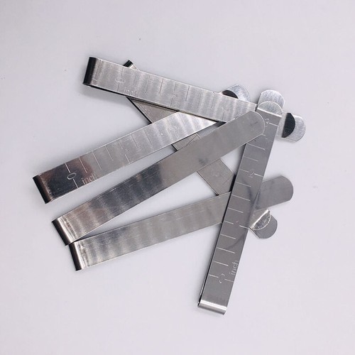 2PCS Hemming Clips Stainless Steel Sewing Clips Measurement Ruler ...
