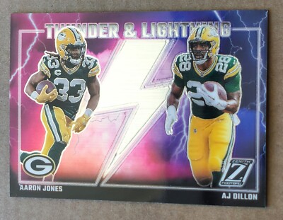 2023 Panini Zenith Thunder & Lightning #9 Aaron Jones AJ Dillon | eBay