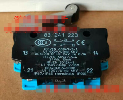 QTY:1 83241223 Micro switch CROUZET travel limit switch with roller ...