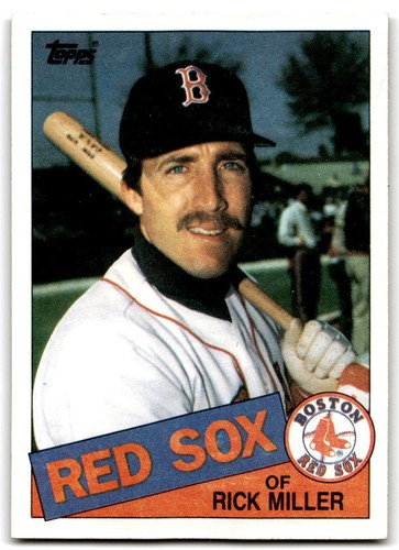 1985 Topps Rick Miller #502 Boston Red Sox | eBay
