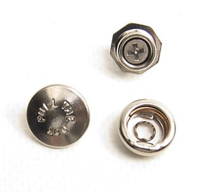 Pull The Dot Snaps, Locking Snap, One Way Snap, w/ 3/8" Screw In Stud ...