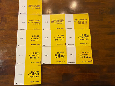 Motorola Nextel i860 Mobile Cell Phone User Manual Guide Book | eBay