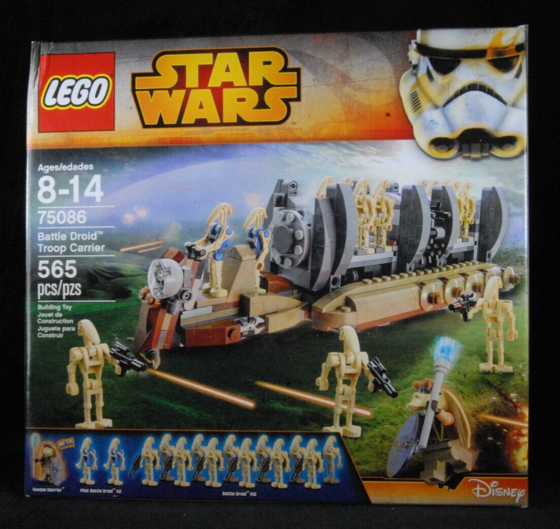 LEGO STAR WARS Battle Droid Troop Carrier (75086) New in Sealed Box ...