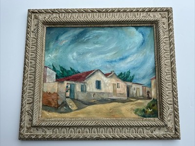 Mid Century Israel Painting Landscape Listed William Singer ...