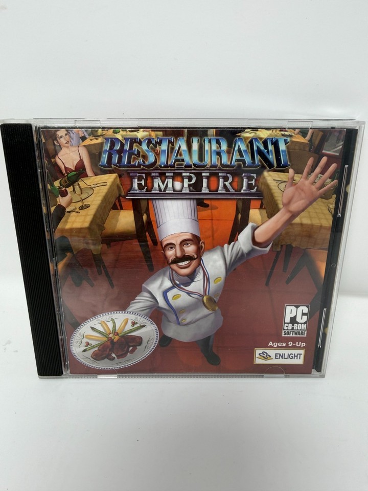 Restaurant Empire CD-ROM PC Game ©2003 Win 98 XP 2000 Me | eBay