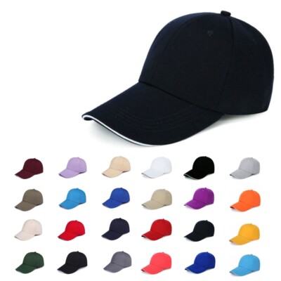 Classic Baseball Caps, Hat Mens Ladies Sport Hats Multi-Colour Options ...
