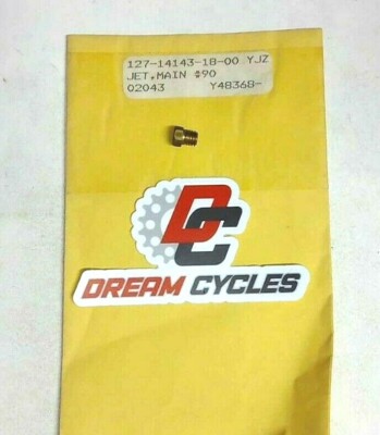 NOS YAMAHA 1963-1978 YG1 YJ1 G6S G7S RD60 LB80 MAIN JET # 90 127-14143 ...