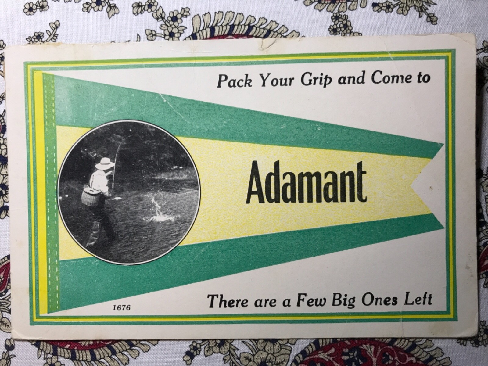 Adamant, Vermont Pennant Postcard | eBay