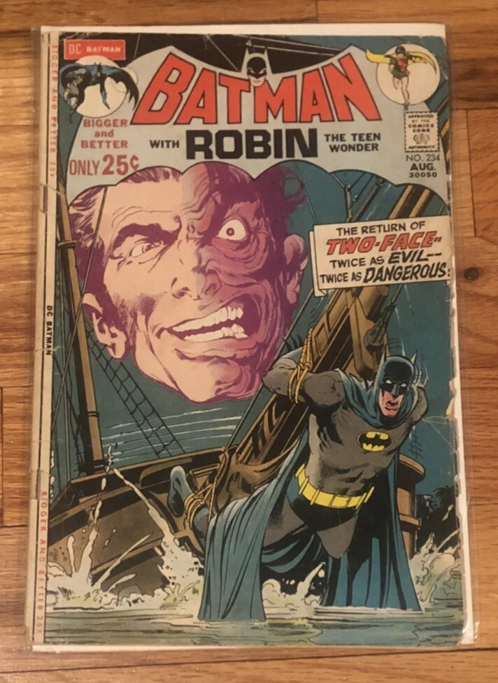 Batman #234 (1971, DC) 1st Silver Age Two-Face Comic | eBay