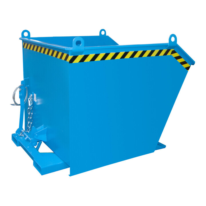 Kippbehälter Container Schütte - GU 1500 für Stapler mit Seilzug - 1,5 ...