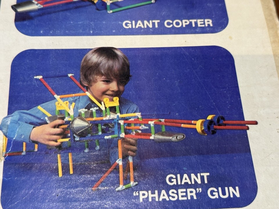 Vintage 1980 Knickerbocker Fiddlesticks Giant Toy Builder Set the World ...