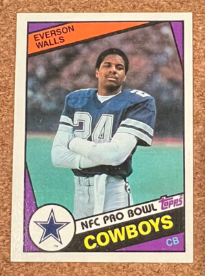 1984 Topps 247 Everson Walls Dallas Cowboys Football Card | eBay