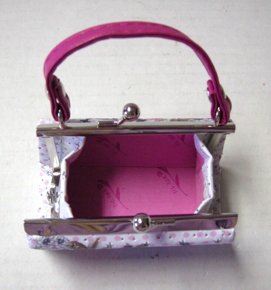 Mini Purse By Tic.Tok, Owl With Roses, 3.75", Multicolor, Brand New | eBay