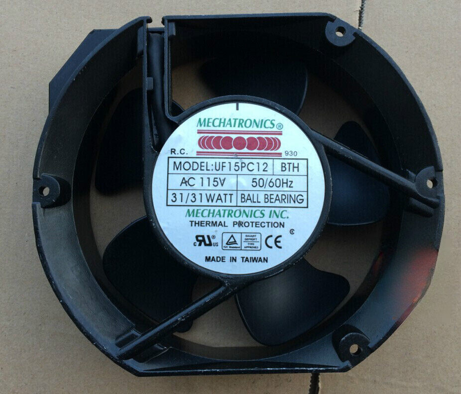 1pc Cabinet Exhaust Fan Mechatronics UF15PC12 BTH AC115V 15050 | eBay