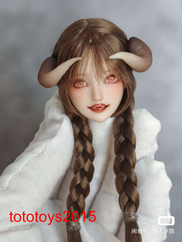 1:6 Cute Devil Beauty Girl Head Sculpt Fit 12'' Female PH UD LD Action ...