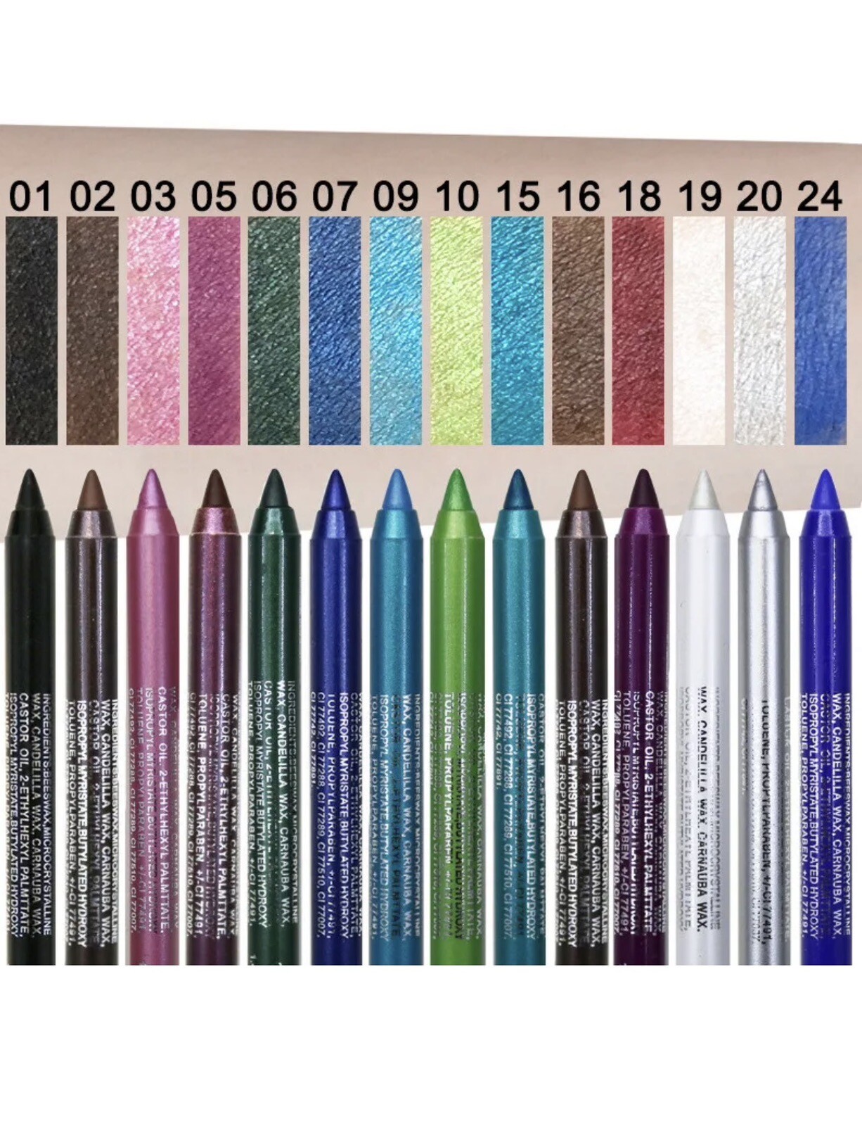 Eyeliner DAVIS Lasting Gel Liquid Liner Colorful Eye Pencil Waterpoof ...