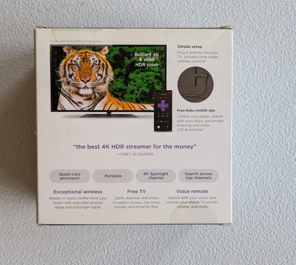 Roku Streaming Stick+ (8th Generation) 3810RW VUDU Edition - Black ...