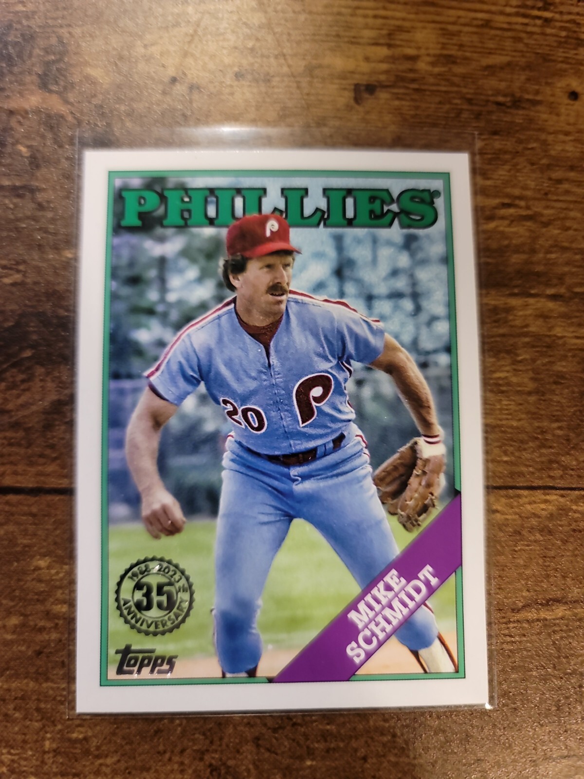 MIKE SCHMIDT 1988 Design 35th 2023 Topps Series 1 T88-94 Philadelphia ...