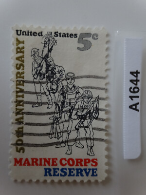 50th Anniversary Marine Corps Reserve 5 Cent United States USA Postage ...