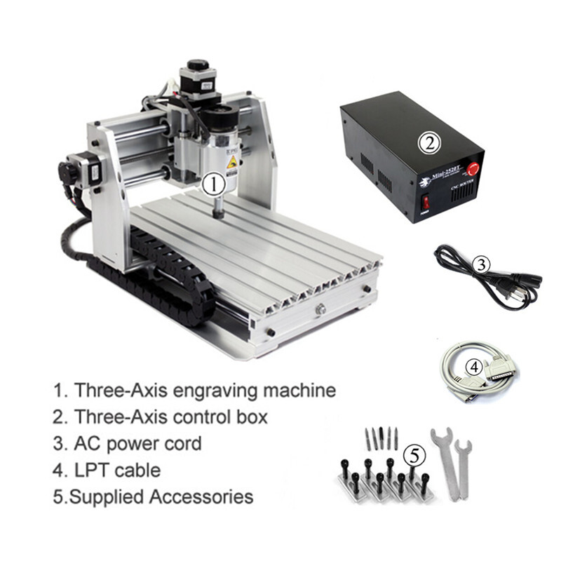 Cheap Mini Hobby MINI CNC Woodworking Router Engraving Milling Machine ...