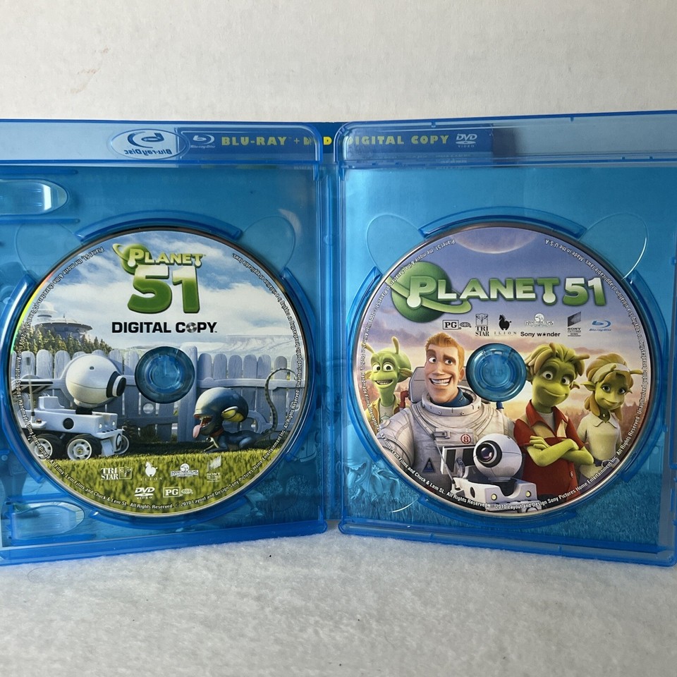 Planet 51 (Two-Disc Blu-ray/DVD Combo) - DVD - Very Good - Dwayne ...