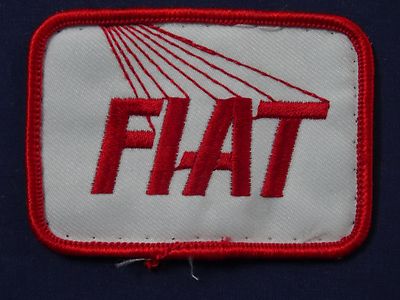 FIAT CAR Patch machine embroidery vintage | eBay