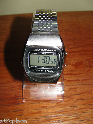 VINTAGE MICRONTA LCD ALARM WATCH | eBay