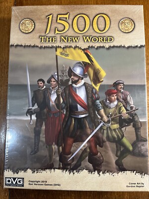 1500 The New World Colonization Board Game DVG Games Brand New Shrink ...
