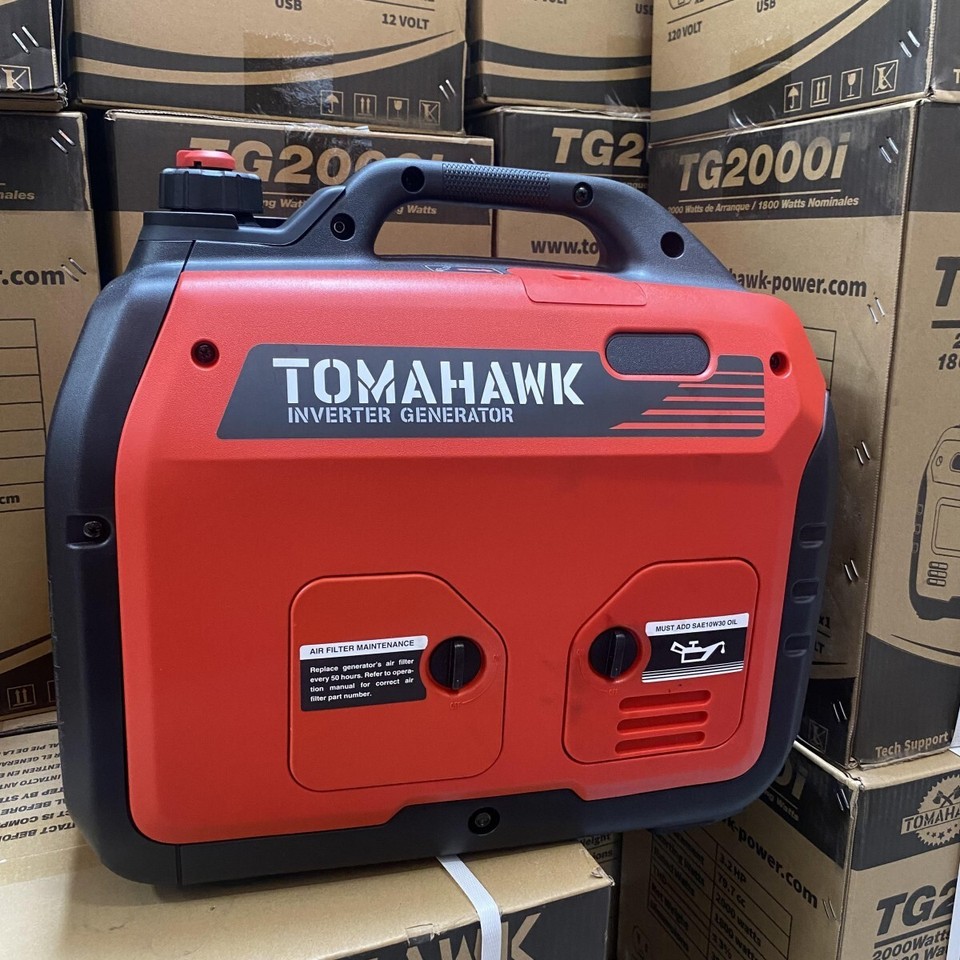 Tomahawk TG2000i 2000 Watt Inverter Gas Power Portable Generator | eBay