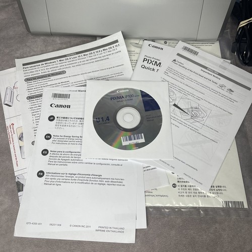 Canon PIXMA (iP6000D) Digital Photo Inkjet Printer W/Original Box ...