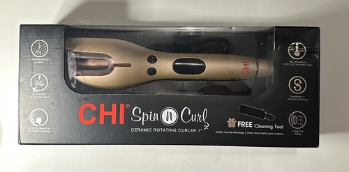 CHI Spin N Curl, Curling Iron For Healthy & Shiny Effortless Curls ...