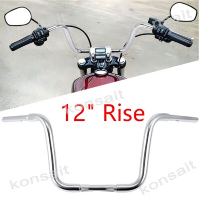 12" Inch Handlebar Rise Ape Hangers For Touring Electra Street Road ...