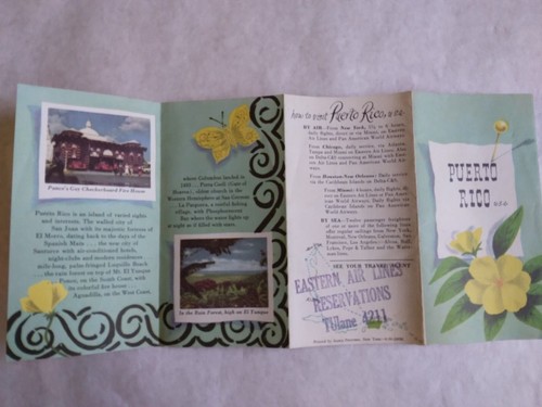 PUERTO RICO Travel Brochure Vintage | eBay