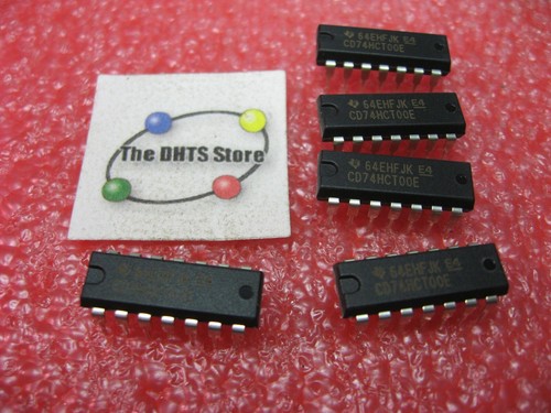 CD74HCT00E Texas Instruments TTL Quad NAND Gate IC 74HCT00 7400 - NOS ...