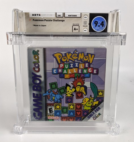 Nintendo Pokemon Puzzle Challenge Gameboy Color Sealed WATA 9.4 Seal A+ ...