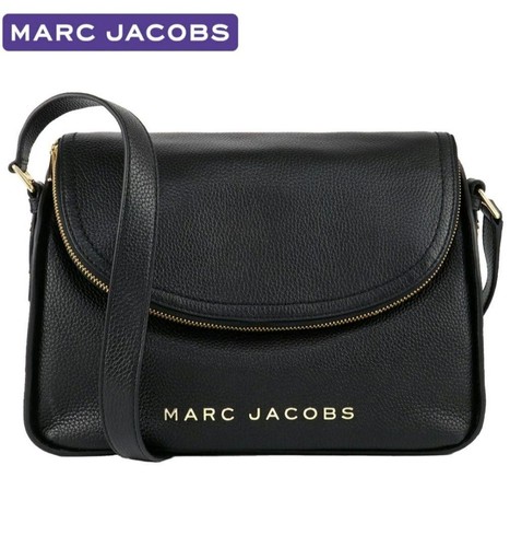 Close Marc Jacobs Black Leather Shoulder Bag | eBay