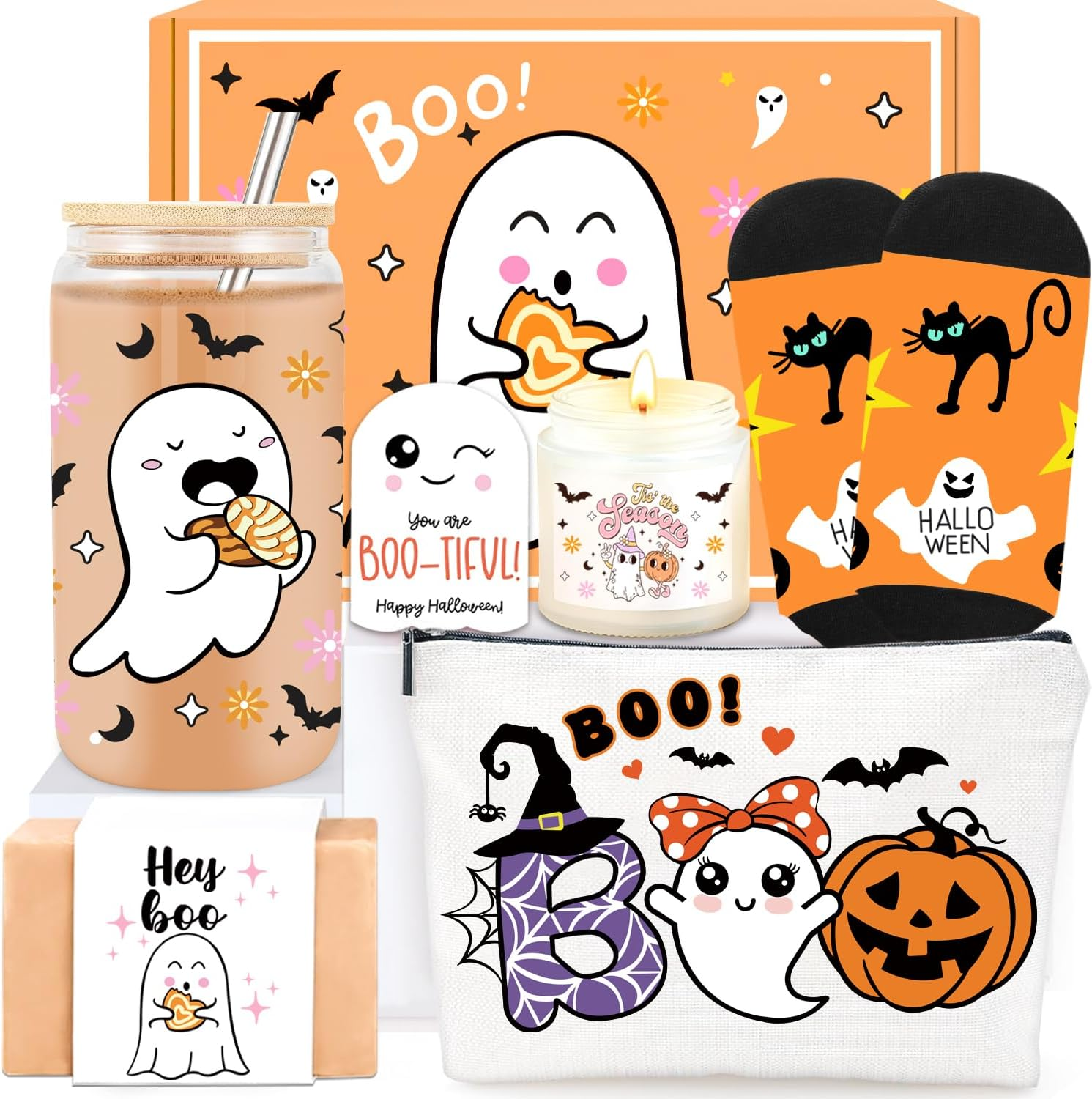 Boo Basket Stuffers for Women, Boo Basket Atuffers for Teens, Halloween ...