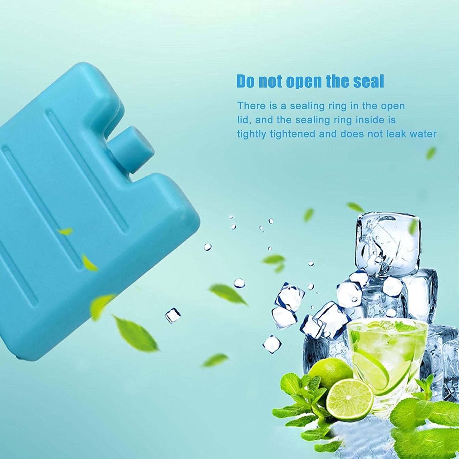 Reusable Freezer Cool freezer block Ice Pack Outdoor Picnic Travel ...