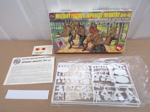 AIRFIX Military Figures Japanese Soldiers WW2 1/32nd Model Kit Boxed ...