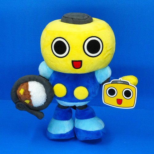 Mega Man Legends 10" Posable Servbot Robot Plush Figure Magnetic Dish ...