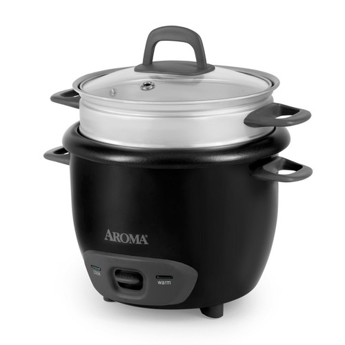 Aroma Electric Rice Cooker And Food Steamer Non Stick Pot Style ...