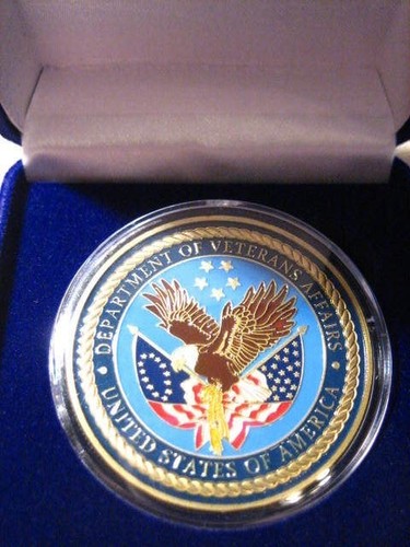 Dept of Veteran Affairs Challenge Coin w/ Presentation Box | eBay