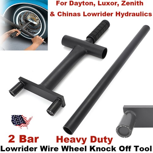 2 Bar Lowrider Wire Wheel Knock Off Tool For Dayton / Zenith / Luxor ...