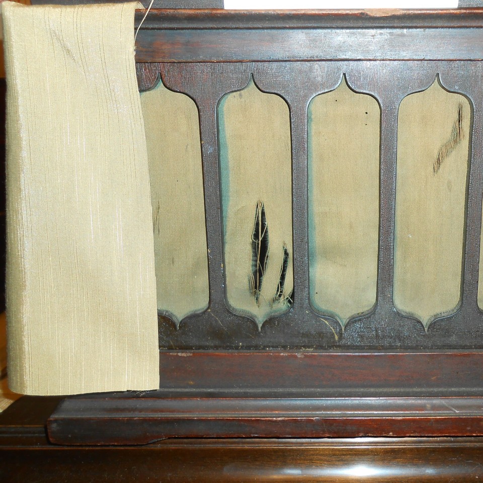 NEW PRODUCT -- Reproduction Cloth for Edison Amberola Phonographs ...