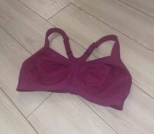SYROKAN A217 Womens Sports Bra Max Control High Impact Underwire 36D ...