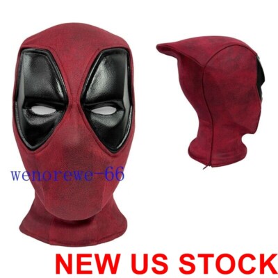 US Ship Deadpool Wade Wilson Full Face Shell Cosplay Mask Helmet Unisex ...