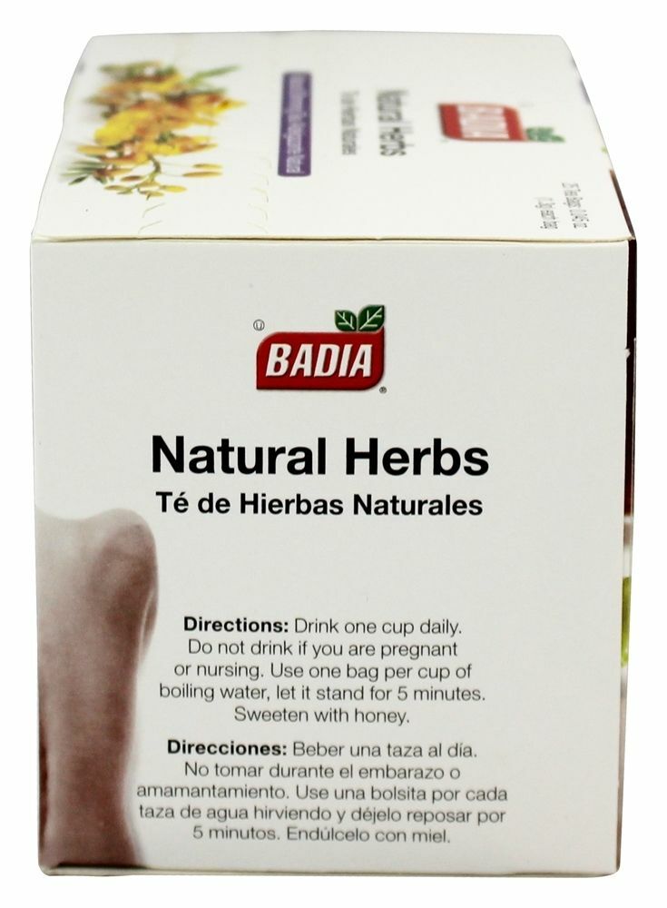 Badia Natural Herbs Slimming Tea (4 Pack) 100 Bags | eBay